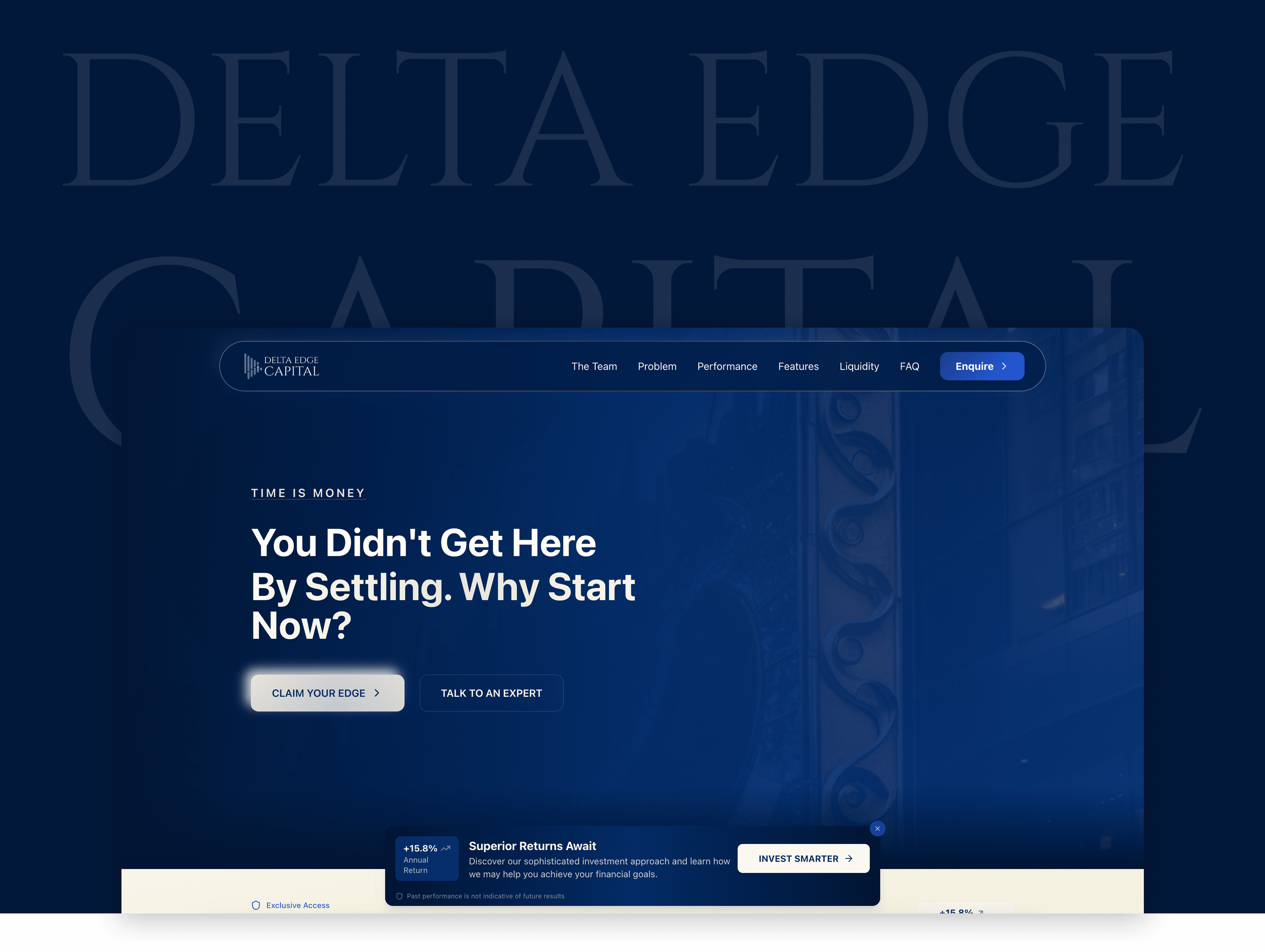 Delta Edge Capital | SaaS Holdings Company